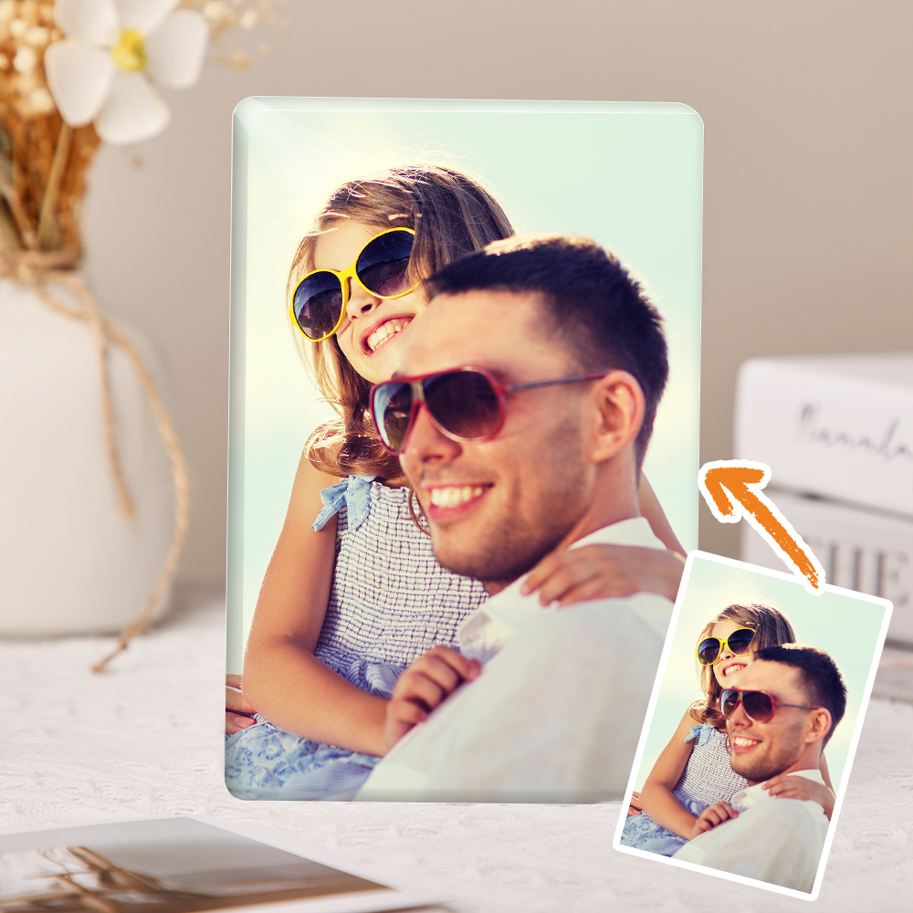 Custom Acrylic Block Photo Frame Desktop Picture Frame Plaque | MadeMine