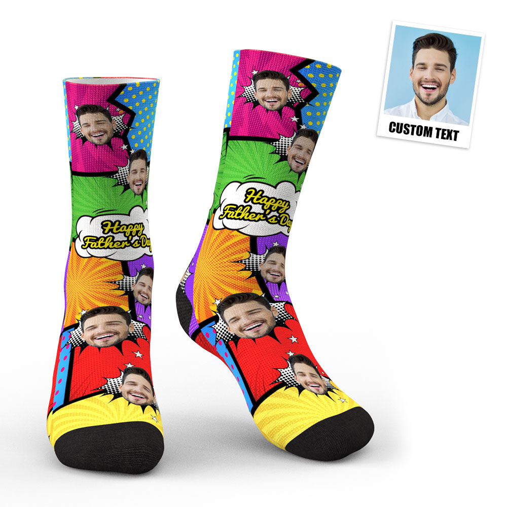 Custom Photo Funny Comics Socks - MadeMine Custom Drop Shipping
